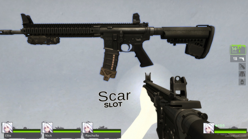 Daniel Defense M4V5 v5 [Desert Rifle] (request) (Mod) for Left 4 Dead 2 - GameMaps.com