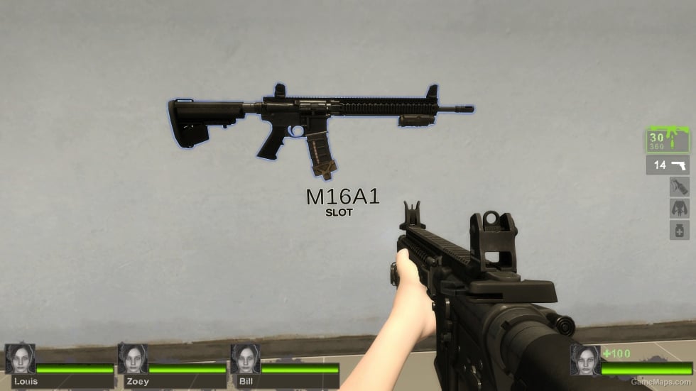 Daniel Defense M4V5 v5 (M16A2) (Left 4 Dead 2) - GameMaps