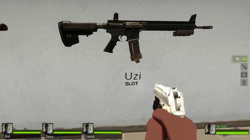 Daniel Defense M4V5 v5 [UZI] (request) (Mod) for Left 4 Dead 2 - GameMaps.com