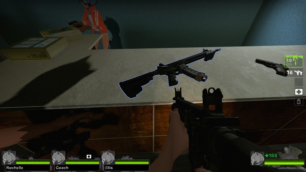 Daniel Defense M4V5 v5 [UZI] (request) (Mod) for Left 4 Dead 2 - GameMaps.com