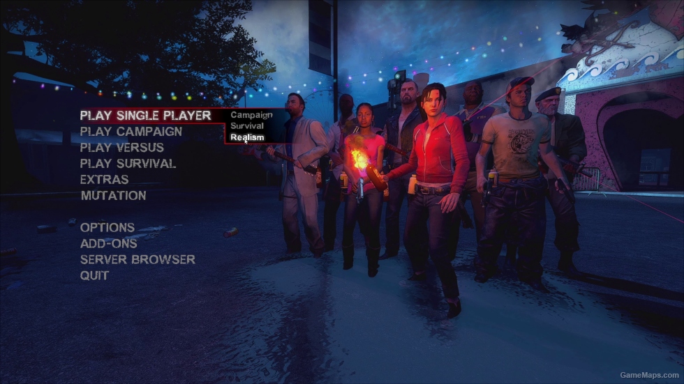Dark Carnival background video for Left 4 Dead 2 main menu (Mod) for ...