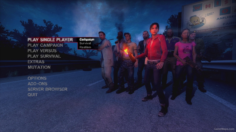 Dark Carnival background video for Left 4 Dead 2 main menu (Mod) for ...