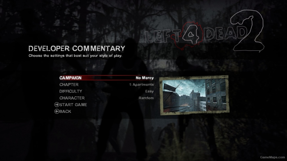Developer Commentary from L4D (Mod) for Left 4 Dead 2 - GameMaps.com