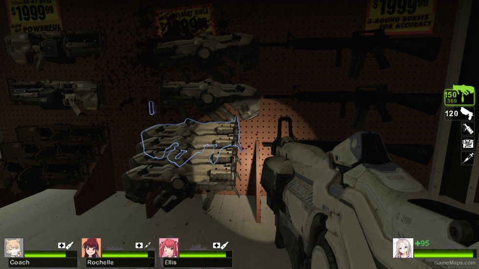 DOOM 2016 Plasma Rifle v2 (M16A2) (Mod) for Left 4 Dead 2 - GameMaps.com