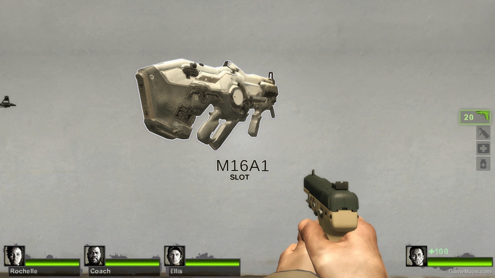 DOOM 2016 Plasma Rifle v2 (M16A2) (Mod) for Left 4 Dead 2 - GameMaps.com