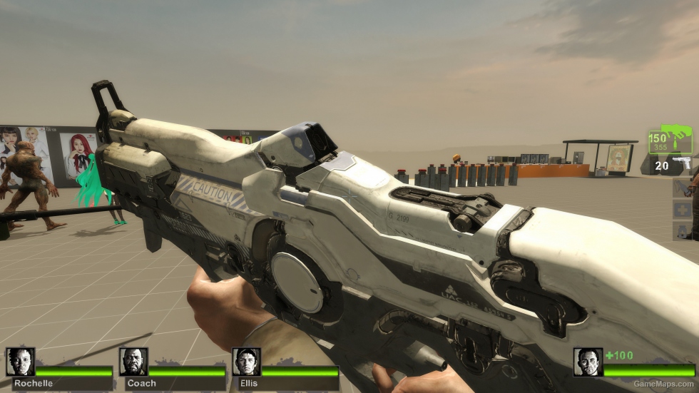 DOOM 2016 Plasma Rifle v2 (M16A2) (Mod) for Left 4 Dead 2 - GameMaps.com