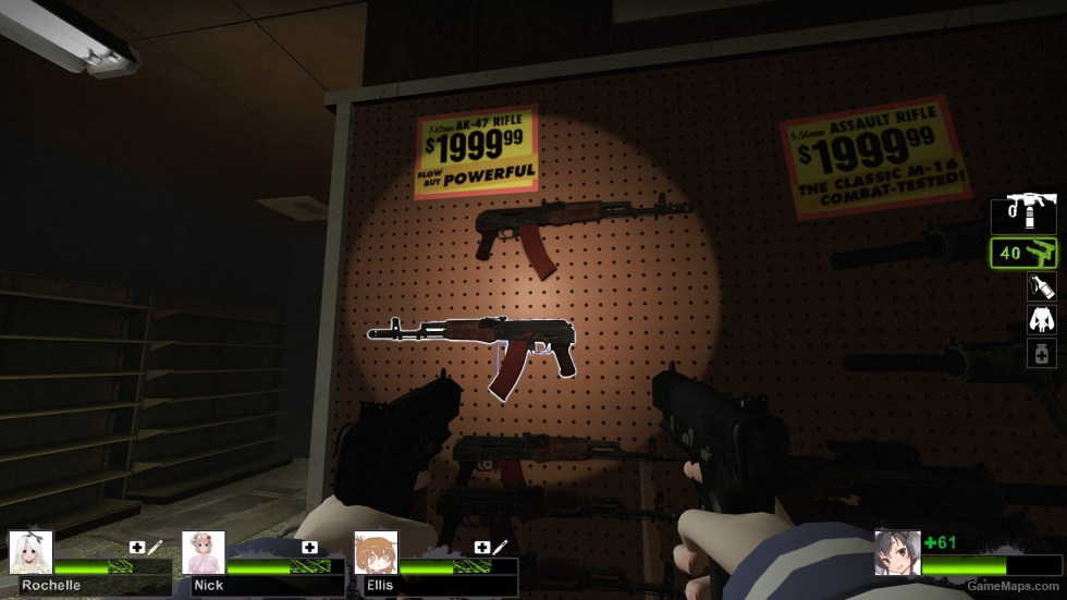 Dual AK74N & SGW3 AK [AKM] (Mod) for Left 4 Dead 2 - GameMaps.com