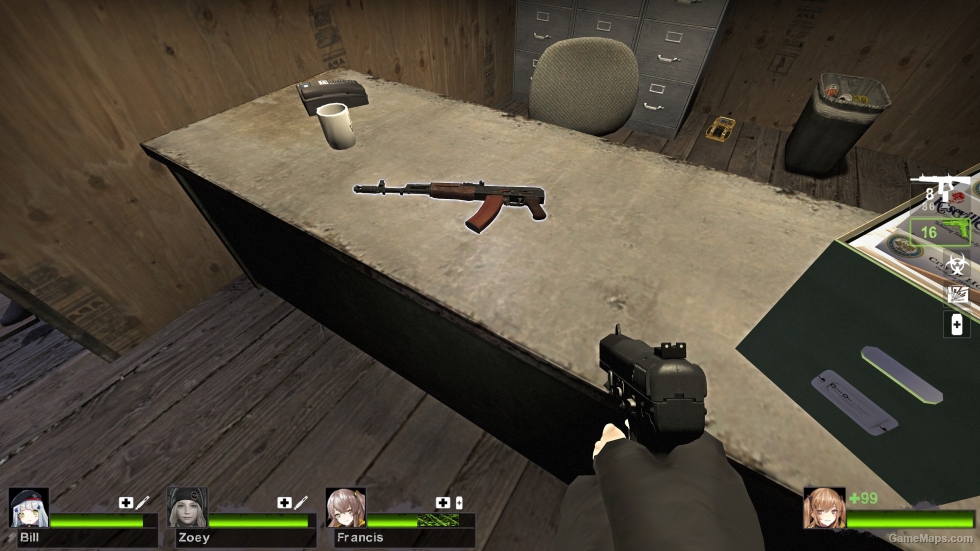 Dual AK74N & SGW3 AK [AKM] (Mod) for Left 4 Dead 2 - GameMaps.com