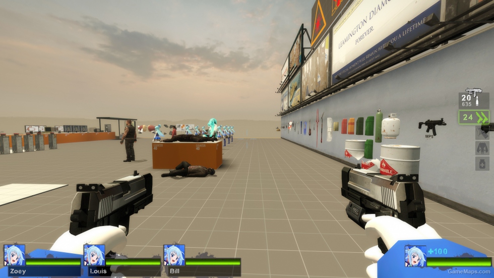 Dual HK USP 45 Match Pistols v2 [Add Gun Sound Ver] (Mod) for Left 4 ...