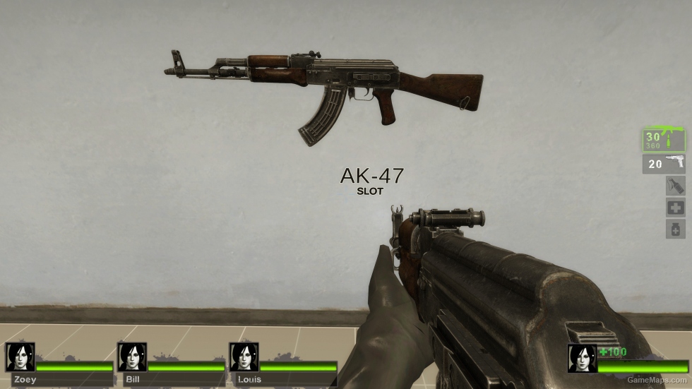 EFT AKM (AK-47) Naked flashlight Version [request] (Mod) for Left 4 ...