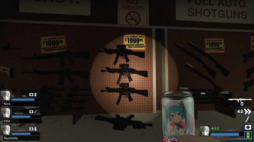 EFT Mp5A2 (Mp5) - Upgraded v2 (MP5A4) [Desert Rifle] (Mod) for Left 4 ...