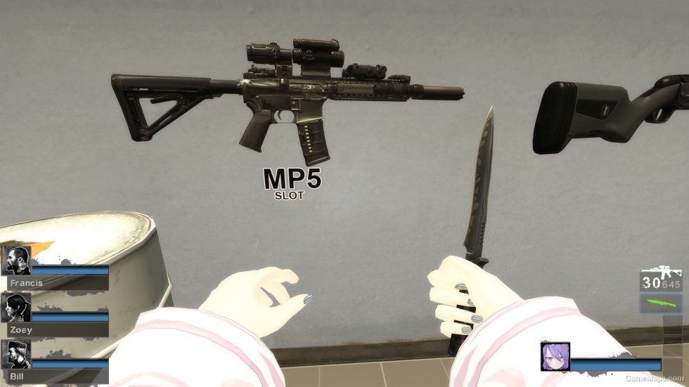 Escape from Tarkov Tactical MK18 ZCL6-S [MP5N] (request) (Mod) for Left ...