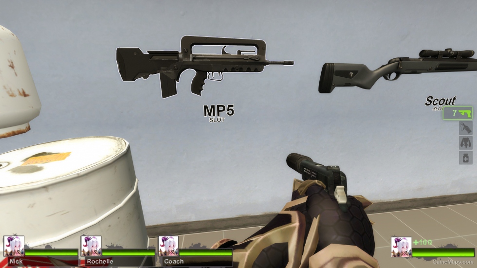 Famas F1 mp5n (request) (Mod) for Left 4 Dead 2 - GameMaps.com