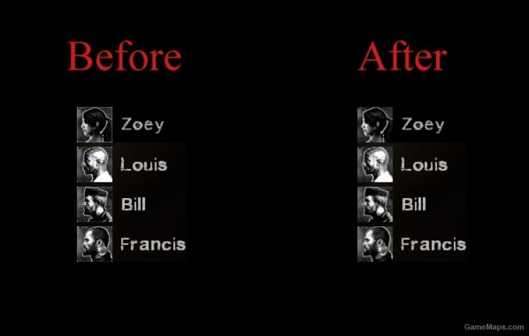 Fixed L4D1 Portrait Icons (Left 4 Dead 2) - GameMaps