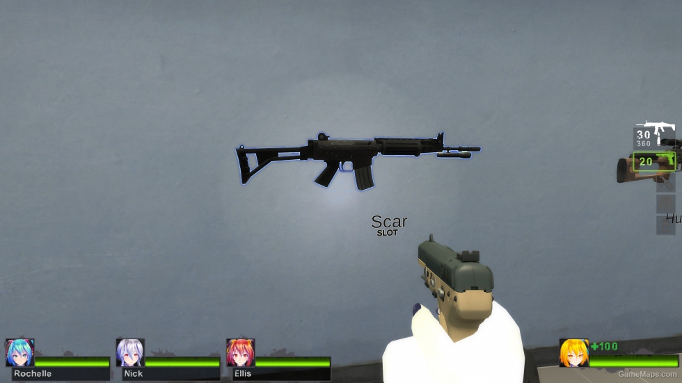 FN-FNC (Unfolded Stock) (Desert Rifle) (Mod) for Left 4 Dead 2 ...