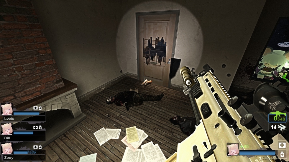 FN SCAR-L CQC ACOG (M16A2) (Mod) for Left 4 Dead 2 - GameMaps.com