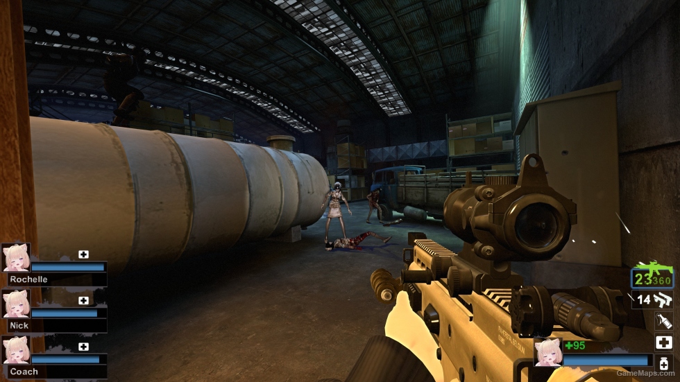 FN SCAR-L CQC ACOG (M16A2) (Mod) for Left 4 Dead 2 - GameMaps.com