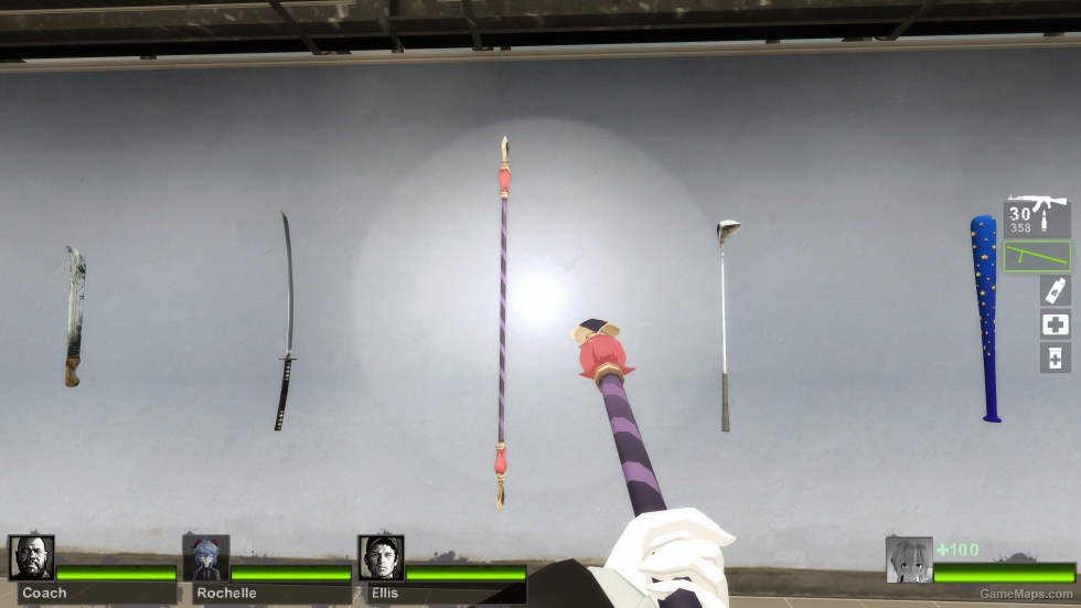 Genshin Impact Yunjin's spear [Tonfa] (request) (Mod) for Left 4 Dead 2 ...