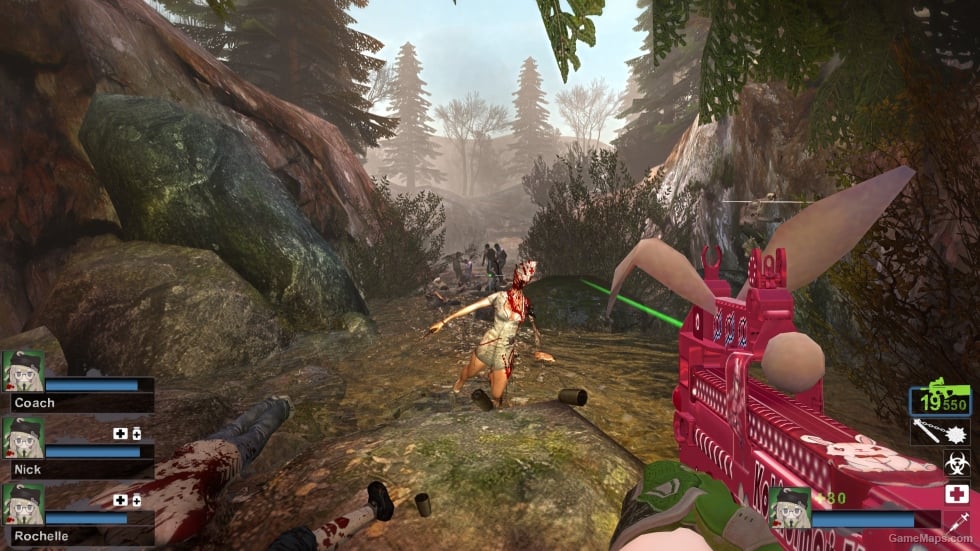 GGO P90-Rabbit [Sound fix Ver] (Mod) for Left 4 Dead 2 - GameMaps.com