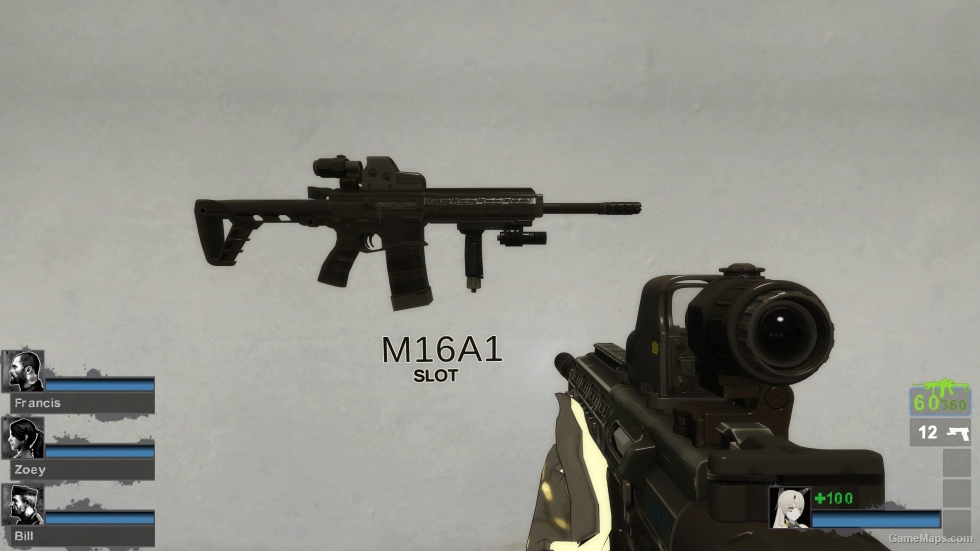 Gilboa Snake DBR Alternative (M16A2) (Mod) for Left 4 Dead 2 - GameMaps.com