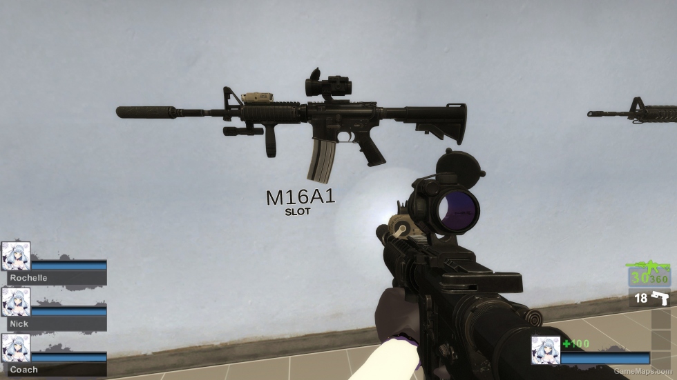 Girls' Frontline M4A1modⅢ (M16A2) (Mod) for Left 4 Dead 2 - GameMaps.com