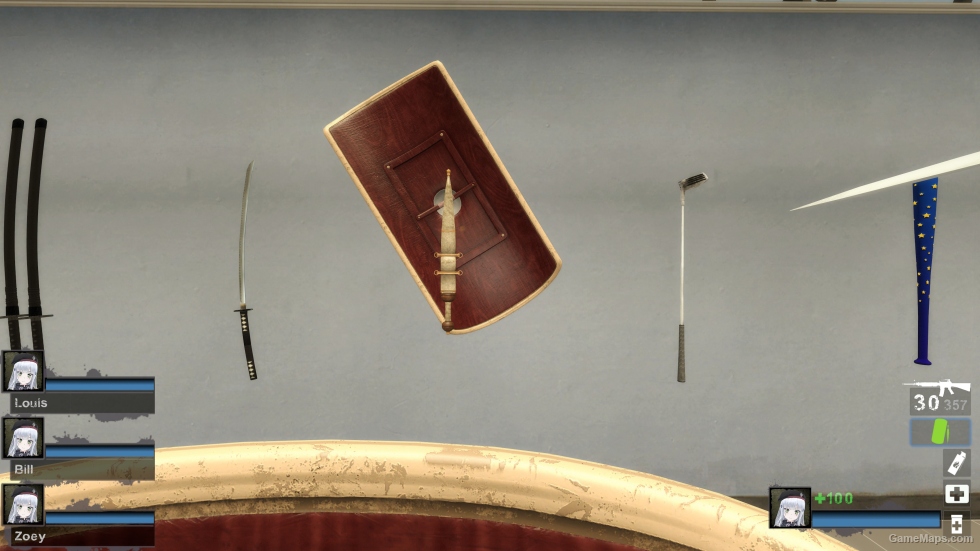 Gladius & Scutum (Tonfa) [request] (Mod) for Left 4 Dead 2 - GameMaps.com