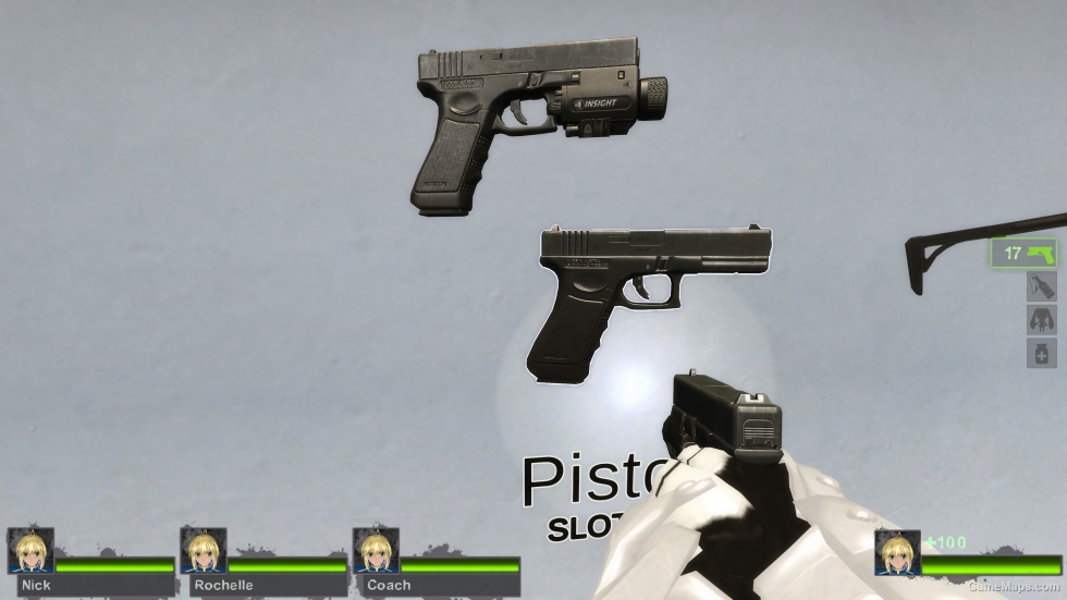 Glock 17 (Dual pistols) [Sound fix Ver] (Mod) for Left 4 Dead 2 ...