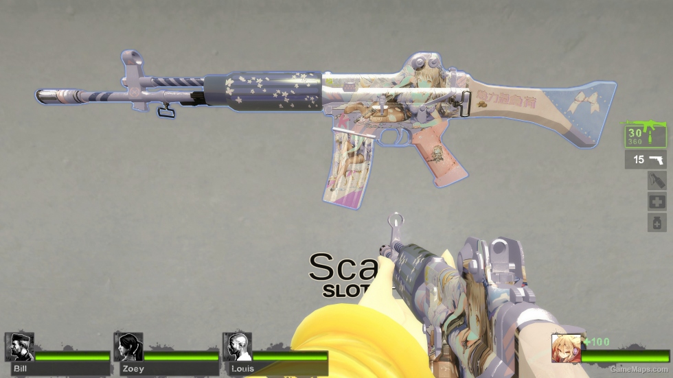 Grils Frontline K2 (Desert Rifle) (Mod) for Left 4 Dead 2 - GameMaps.com