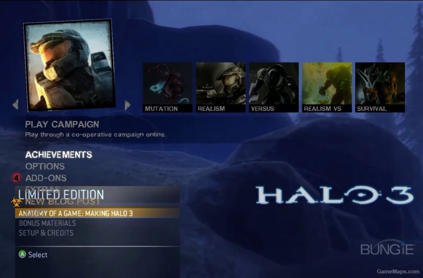 Halo 3 Special Disk Menu (Left 4 Dead 2) - GameMaps