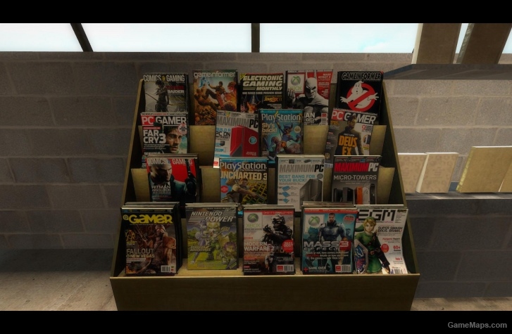 HD Gaming Magazine Rack 2 (Mod) for Left 4 Dead 2 - GameMaps.com