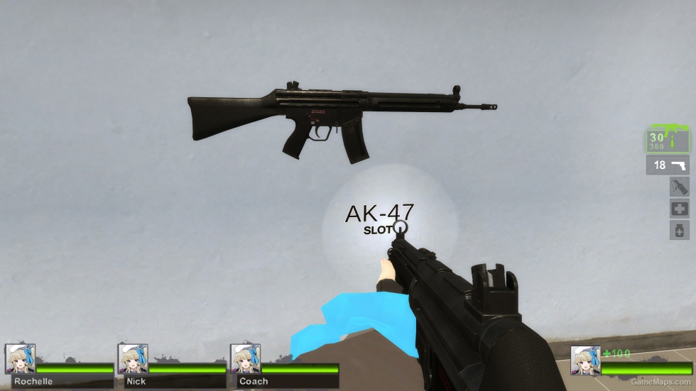 Heckler & Koch HK33A2 (AK-47) v2 [request] (Mod) for Left 4 Dead 2 ...