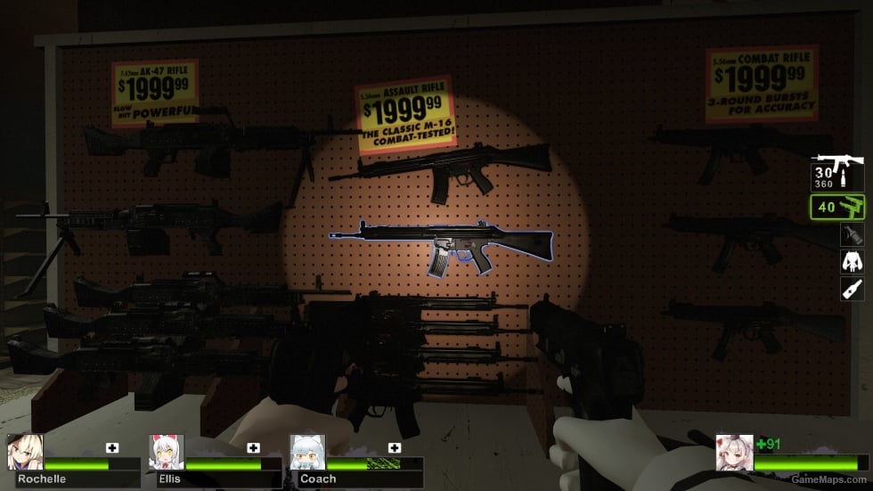 Heckler & Koch HK33A2 (M16A2) v2 (Mod) for Left 4 Dead 2 - GameMaps.com