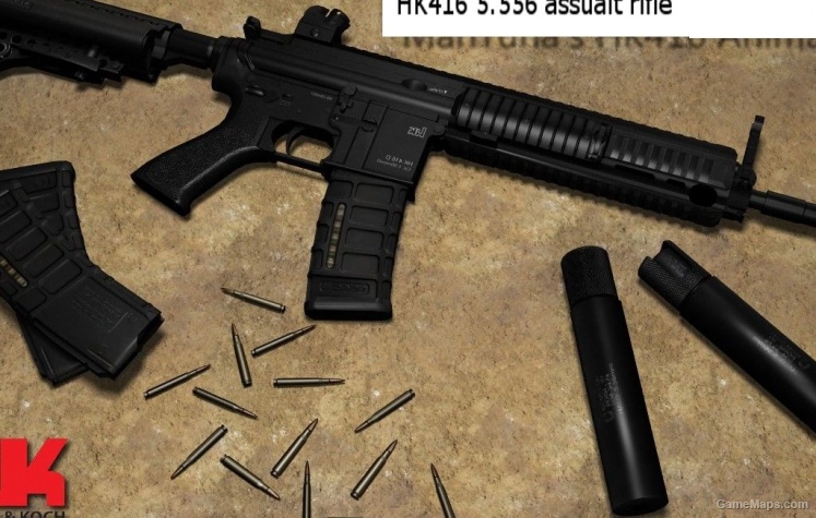 HK416 (Mod) for Left 4 Dead 2 - GameMaps.com