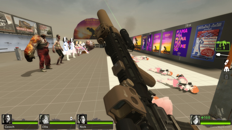 HK416 MOD 3 [MP5N] (request) (Mod) for Left 4 Dead 2 - GameMaps.com