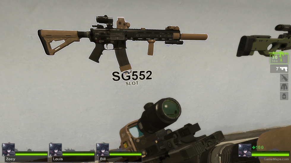 HK416 MOD 3 (sg552) (Mod) for Left 4 Dead 2 - GameMaps.com