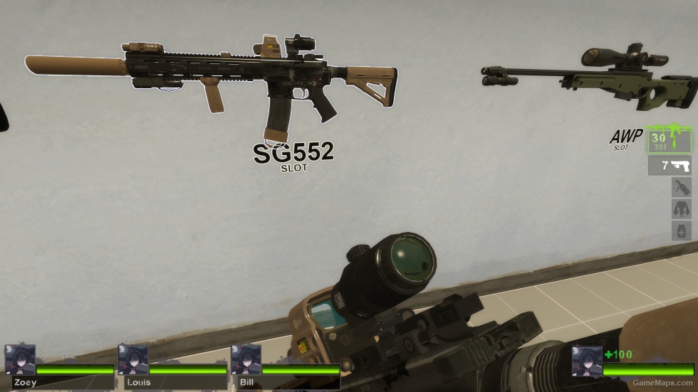 HK416 MOD 3 (sg552) (Mod) for Left 4 Dead 2 - GameMaps.com