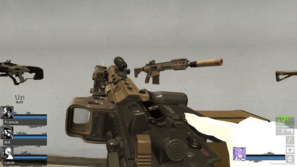 HK416A5-SMR (Replace M16) v12 (Mod) for Left 4 Dead 2 - GameMaps.com