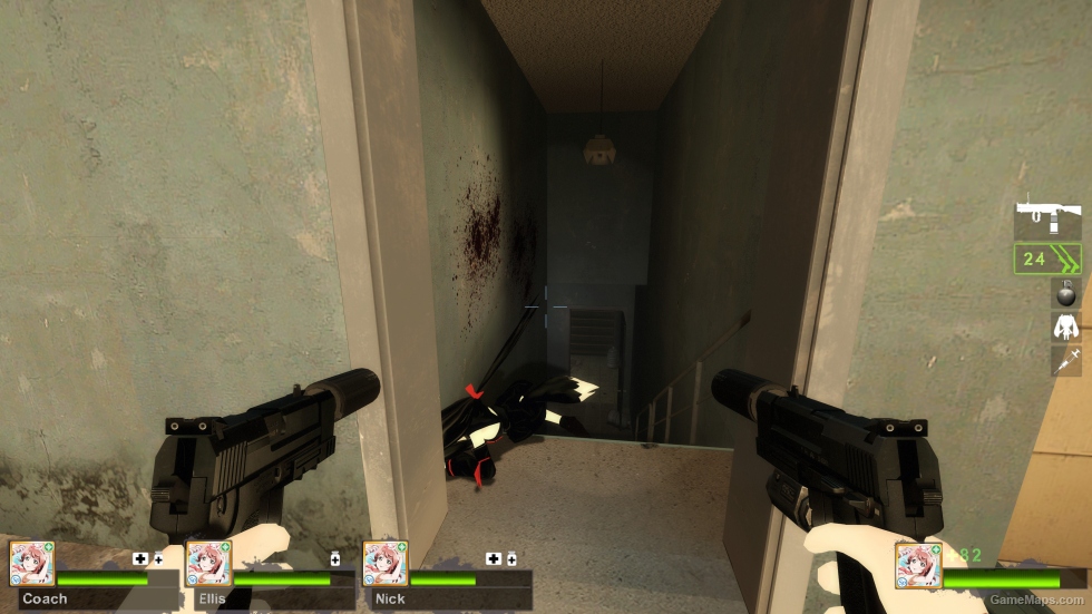 HK USP Match 45 Black Suppressed [Add Gun Sound Ver] (Mod) for Left 4 ...