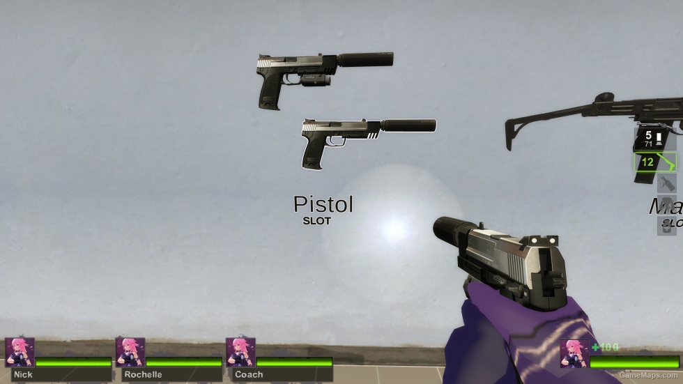 HK USP Match 45 Suppressed [Add Gun Sound Ver] (Mod) for Left 4 Dead 2 ...