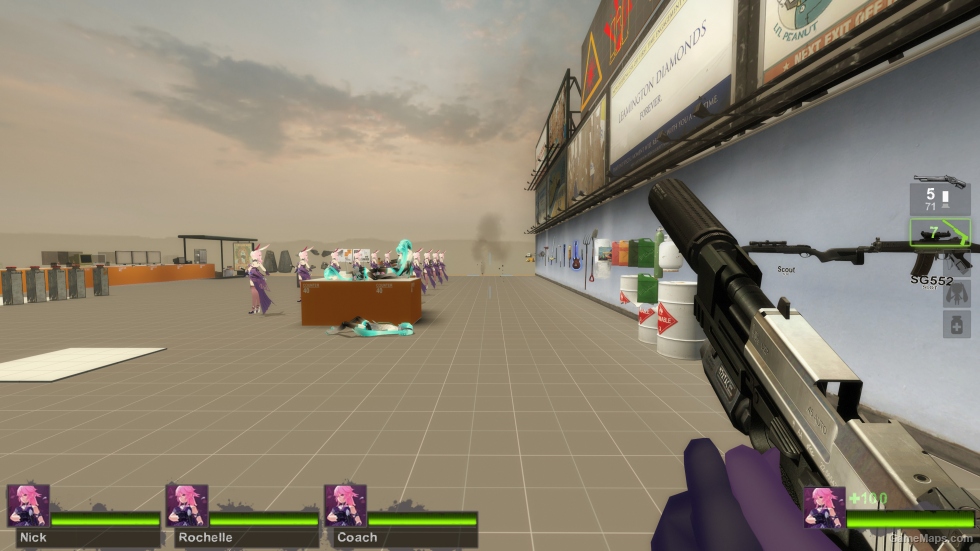 HK USP Match 45 Suppressed [Add Gun Sound Ver] (Mod) for Left 4 Dead 2 ...