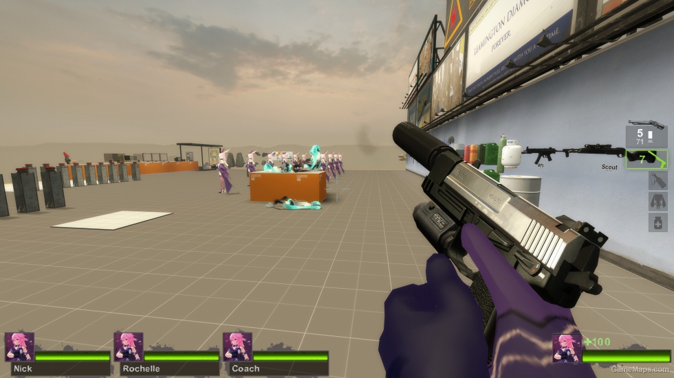 HK USP Match 45 Suppressed [Add Gun Sound Ver] (Mod) for Left 4 Dead 2 ...