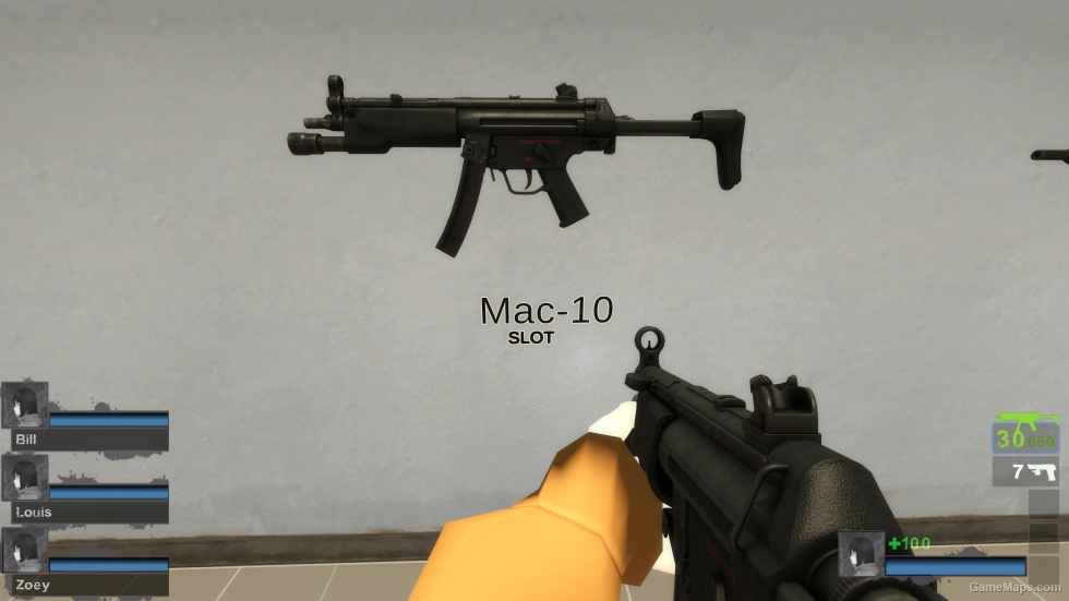 HQ MW MP5 Navy v2 (mac-10) [request] (Mod) for Left 4 Dead 2 - GameMaps.com