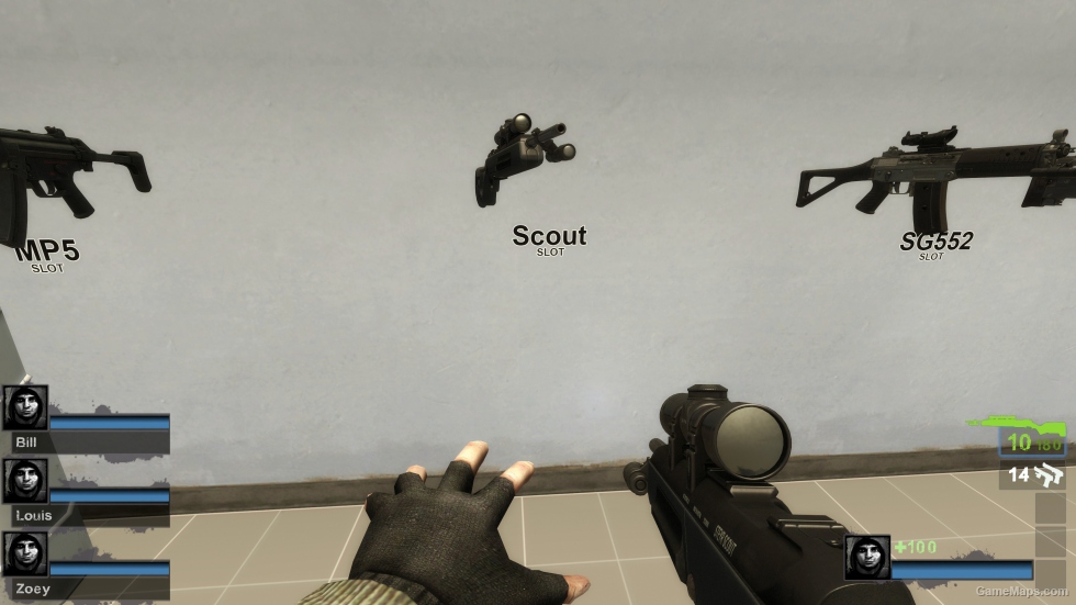 HQ MW Steyr Scout [request] (Mod) for Left 4 Dead 2 - GameMaps.com