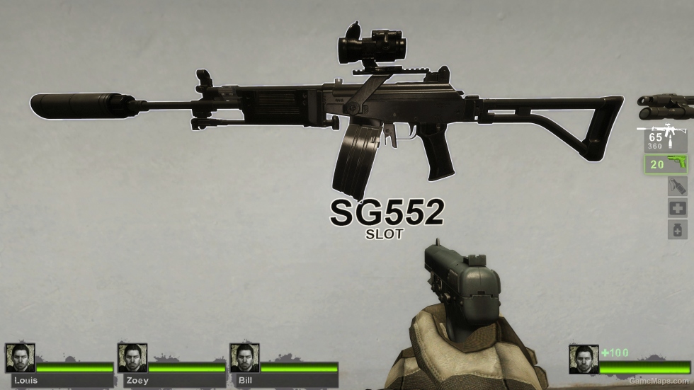 IMI Galil SAR (Reload Animation FIXED) (SG552) (request) (Mod) for Left 4 Dead 2 - GameMaps.com