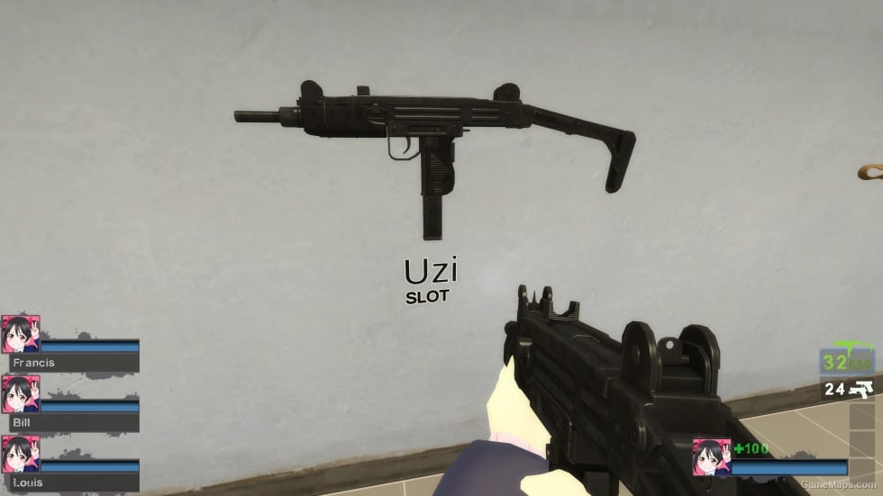 IMI Uzi Unfolded v3 (smg) [request] (Mod) for Left 4 Dead 2 - GameMaps.com