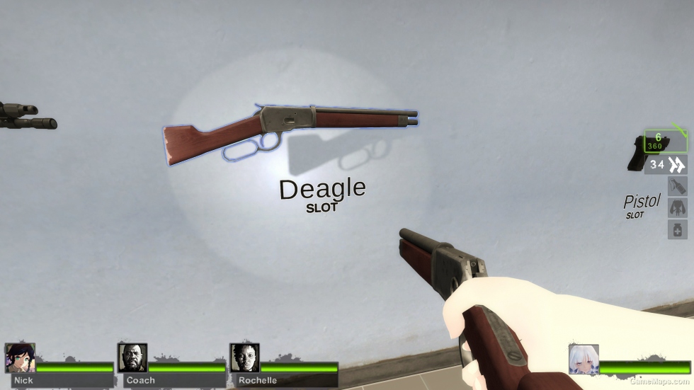 Improvised Mare's Leg v2 (Magnum Pistol) [Primary slot] (Mod) for Left ...