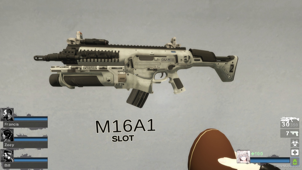 IW OSA (M16A2) Improved version of gun skin textures (Mod) for Left 4 ...