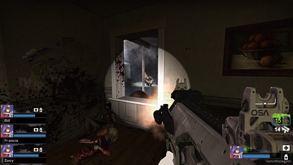 IW OSA (M16A2) Improved version of gun skin textures (Mod) for Left 4 ...