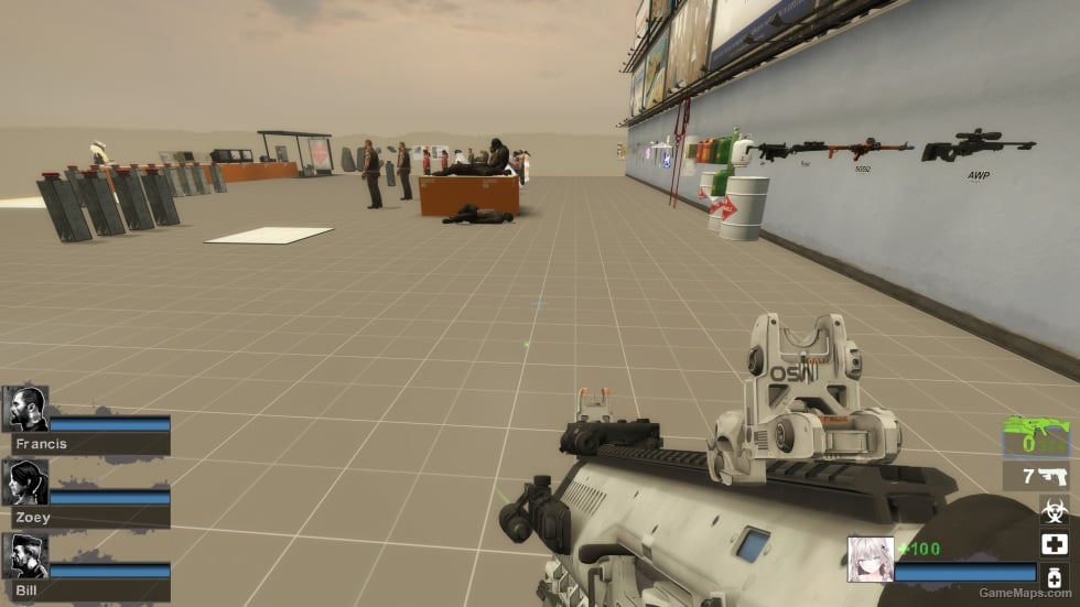 IW OSA (M16A2) Improved version of gun skin textures (Mod) for Left 4 ...