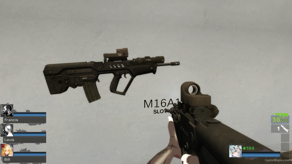 IWI Tar-21 (Trijicon reflex sight) [M16A2] (Mod) for Left 4 Dead 2 - GameMaps.com